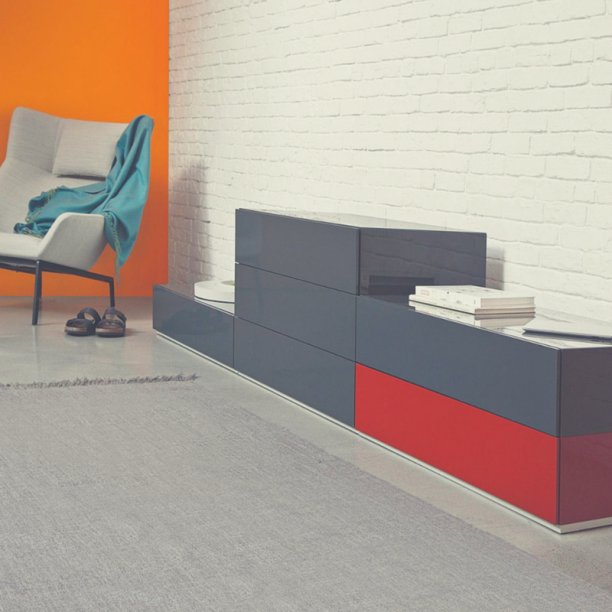 MakeSpace: Stylish Storage Solutions for the Living Room | Havenly Blog ...