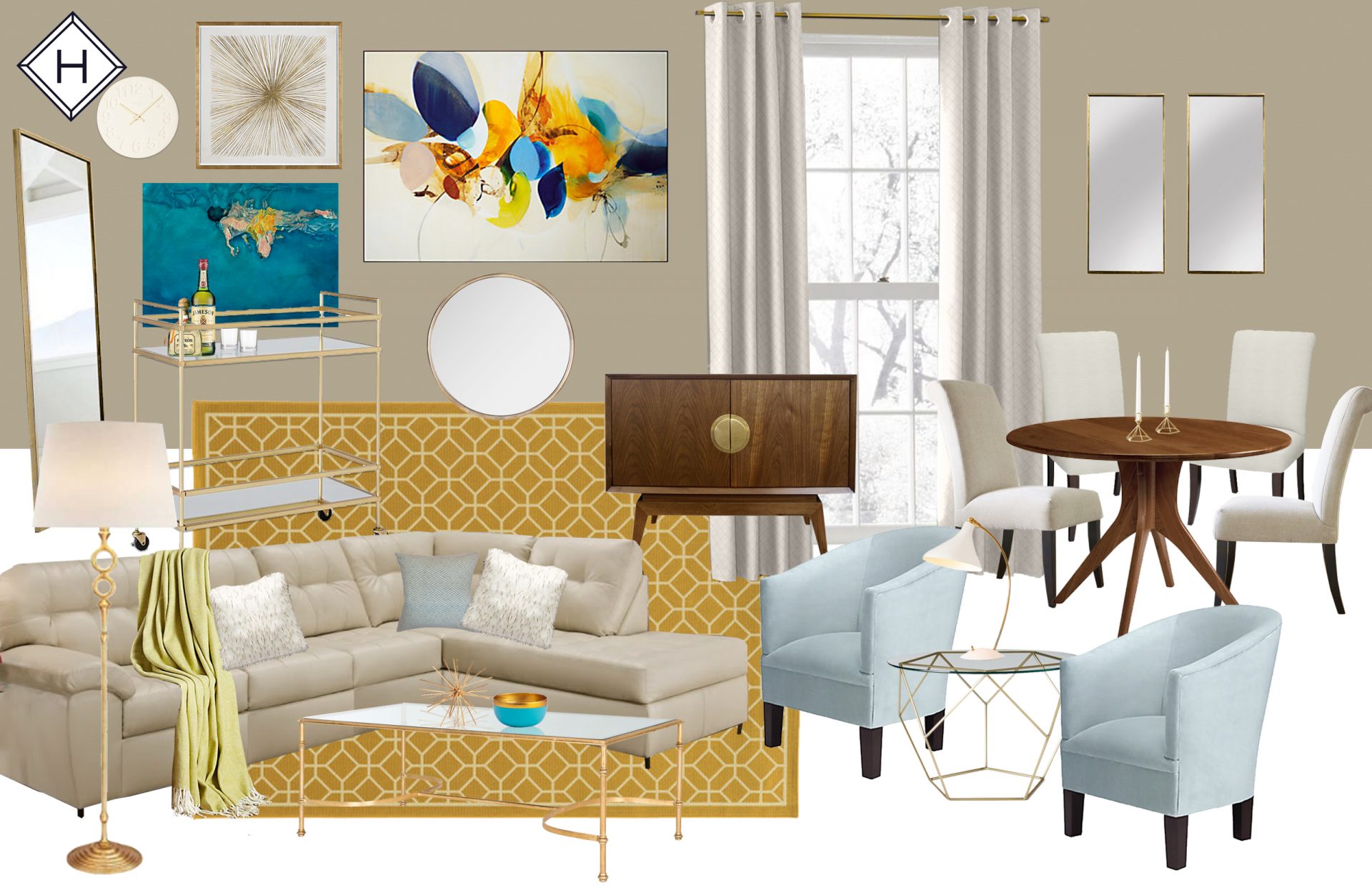 Designer Tip of The Week: Creating a Well-Balanced Space | Havenly Blog ...