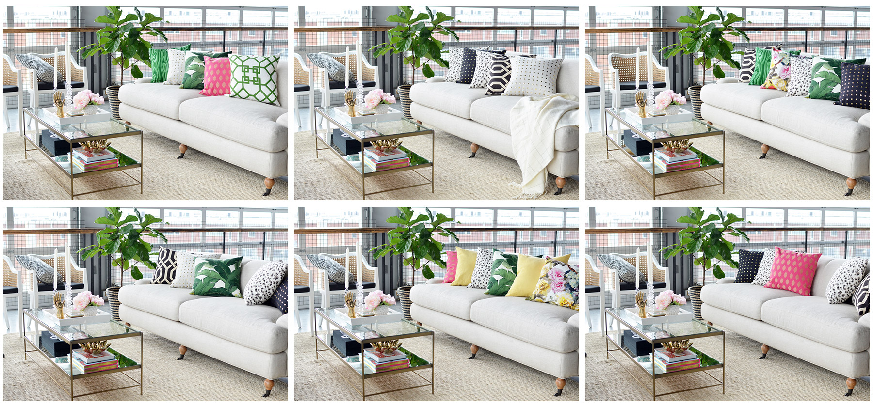 Six Throw Pillow Looks From Loom Decor | Havenly Interior Design Blog