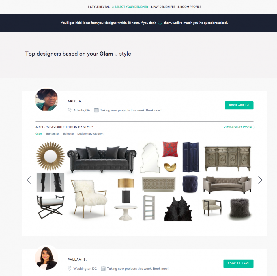 Design Story: A Bright, Bold & Glam Living Room | Havenly | Havenly ...