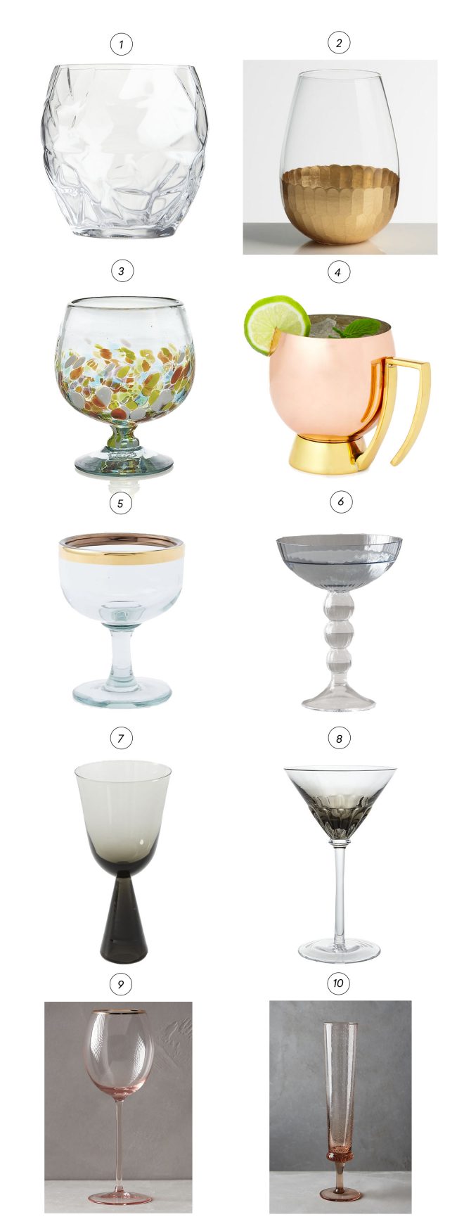 Cocktail Drinkware For Every Occasion | Havenly Blog | Havenly Interior ...