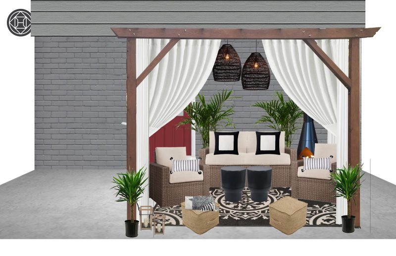 Patio revamp for, and by, a Havenly Designer - See what she did ...