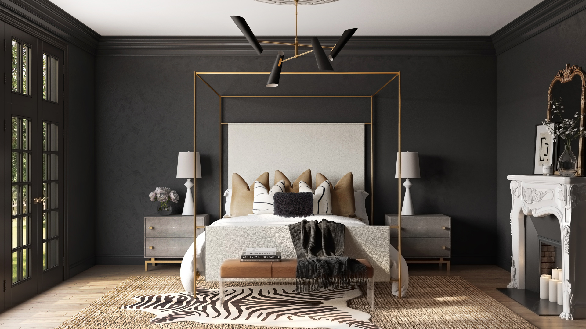 These 11 Stunning Spaces Make The Case For A Dramatic All Black Bedroom ...