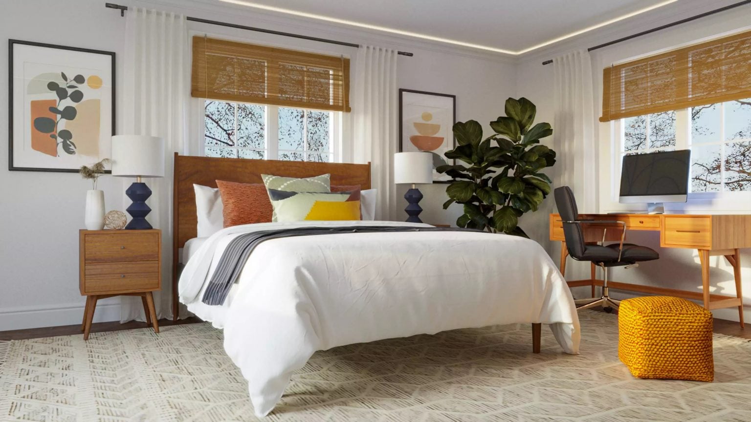 9 Stylish & Functional Bedroom layout ideas | Havenly Blog | Havenly ...