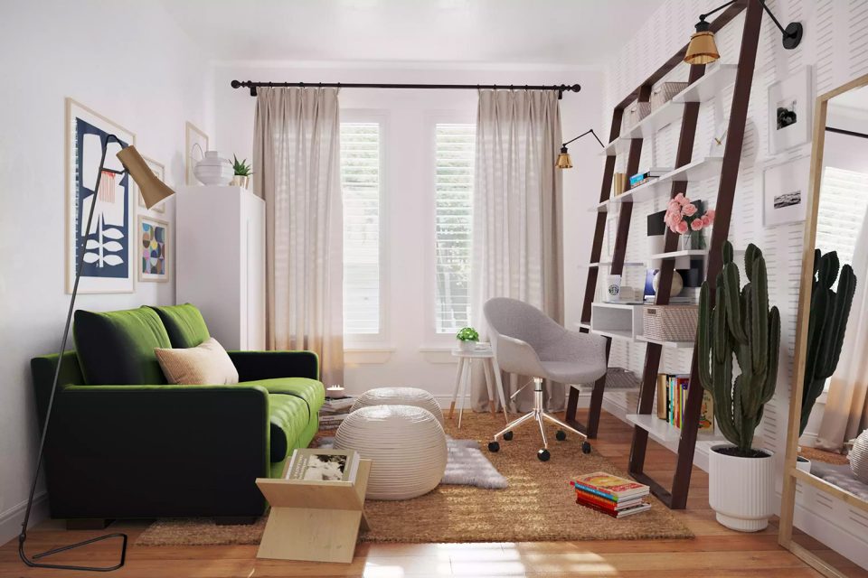 10 Awkward Living Room Layout Ideas | Havenly Blog | Havenly Interior ...