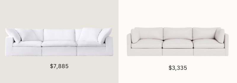 Cloud Sofa Dupe & More | Designer Sofa Dupes | Havenly Blog | Havenly Interior Design Blog