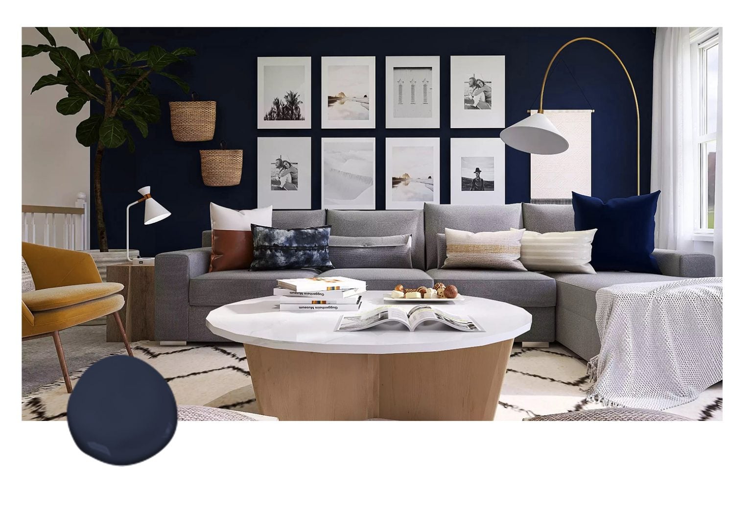 The 20 Best Navy Blue Paint Colors, Per Designers | Havenly | Havenly ...